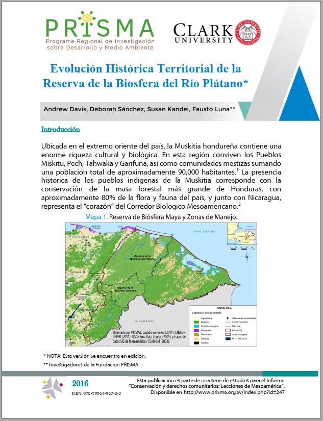 Evolución Histórica Territorial de la Reserva de la Biosfera del Río ...